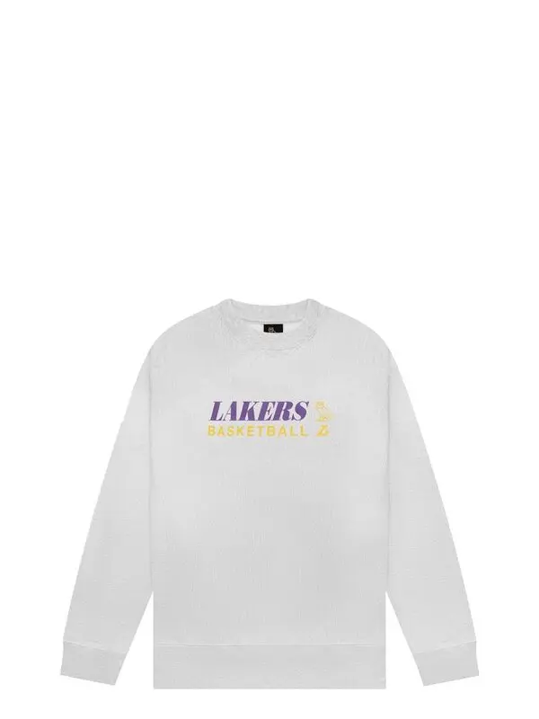 OVO X Nba Lakers Crewneck Sweatshirt - Grey
