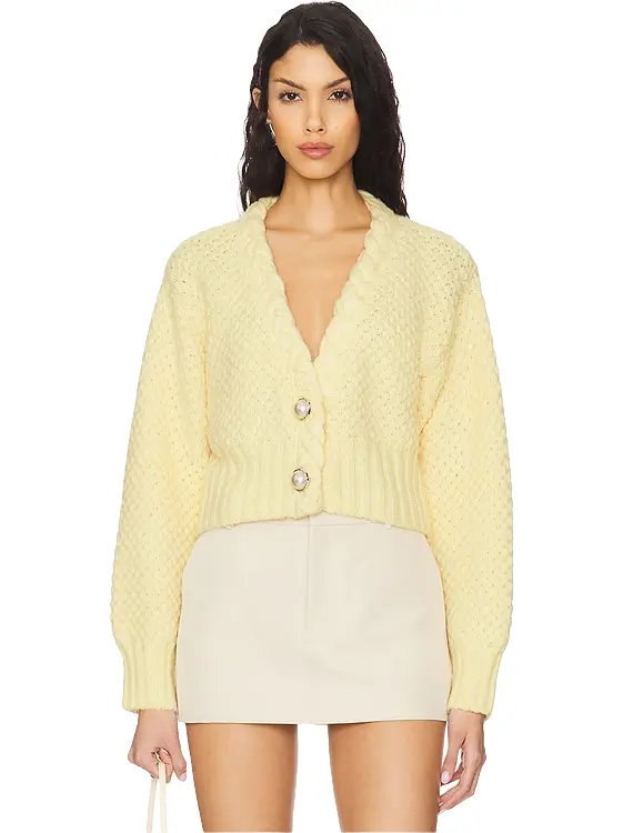 Majorelle Phiala Cardigan - Baby Yellow