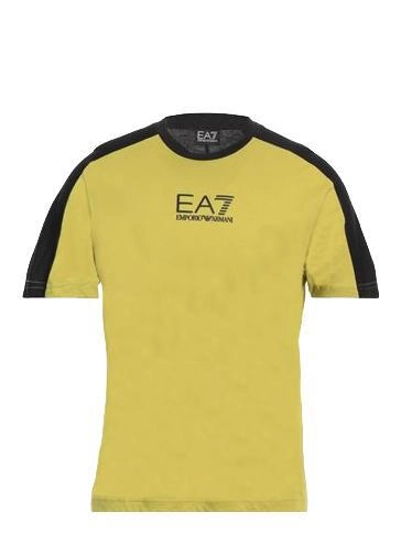 EA7 T-shirt Size Cotton - Lime Green