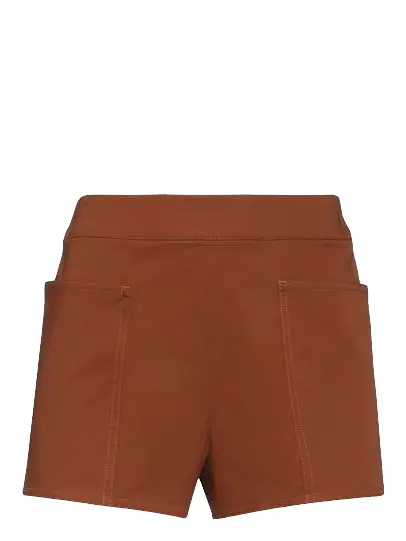 Max Mara Cotton Twill Hot Pants - Brown