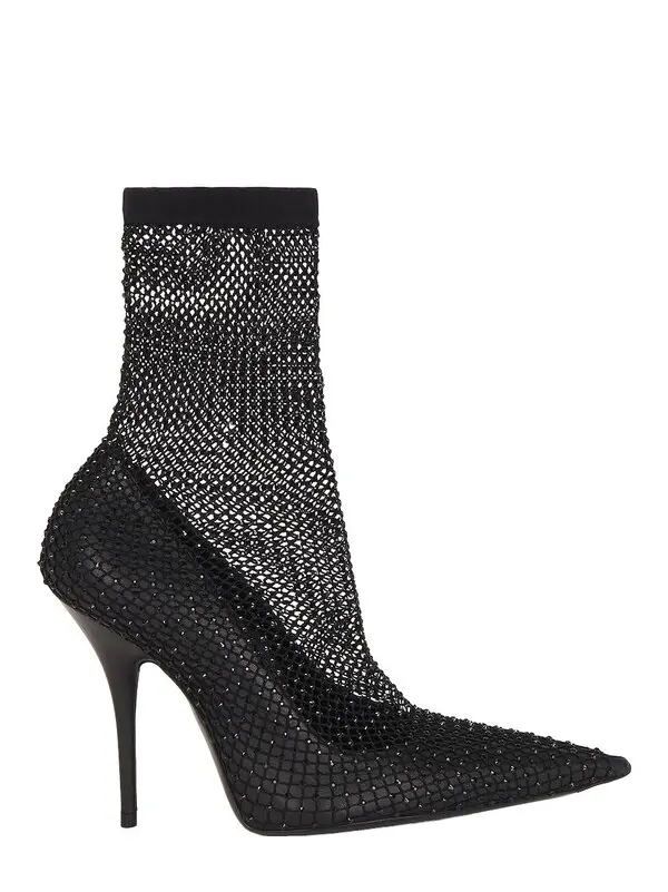 Balenciaga Avenue Net Boots - Black