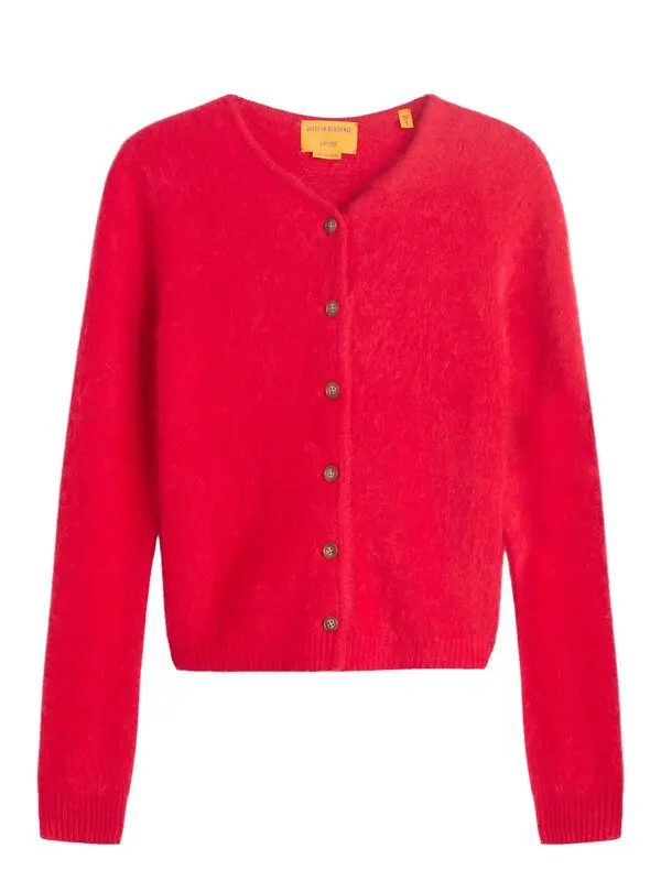 Guest In Residence Grizzly Cardigan - True Red