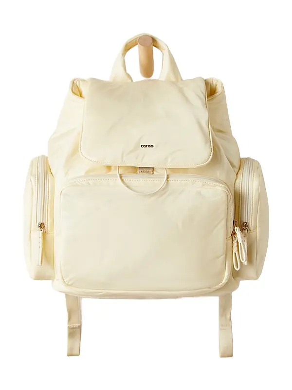 CARAA Cirrus Medium Travel Backpack - Vanilla
