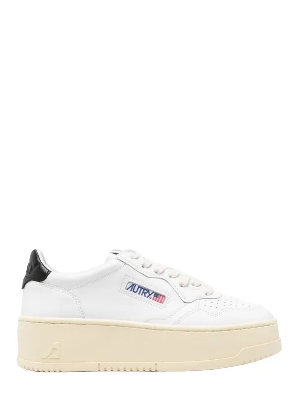 AUTRY Medalist Lace-up Sneakers - White