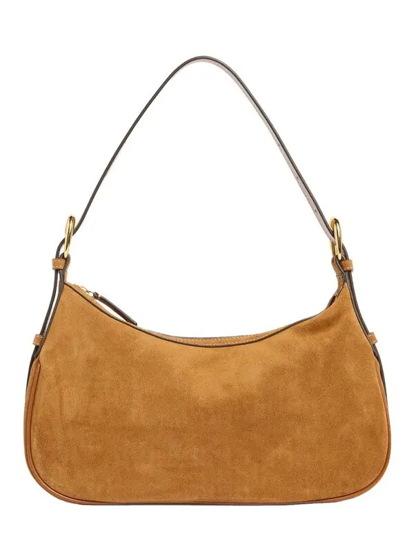 Staud Pine Leather Shoulder Bag - Tan