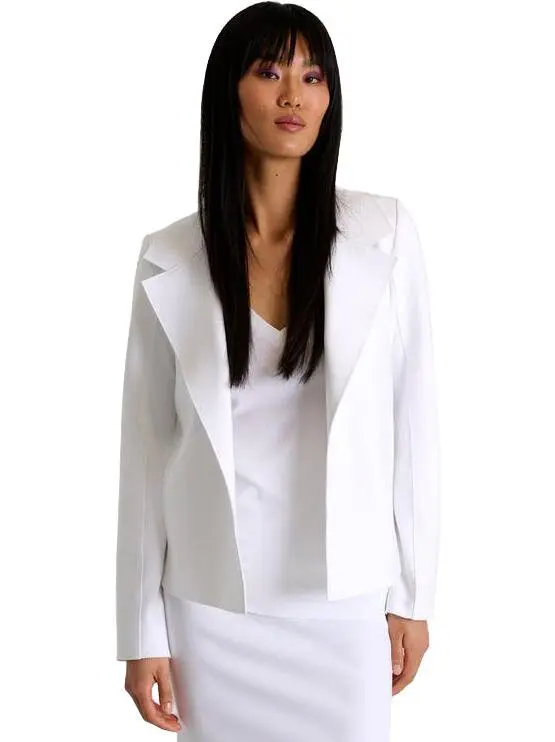 Shan Classic Fitted Blazer - White