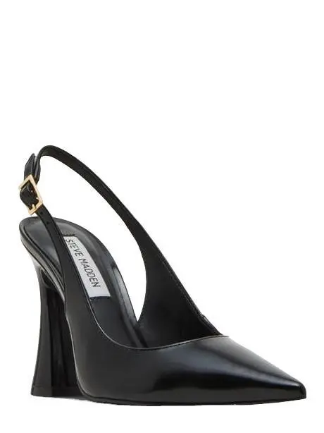 Steve Madden Blare Slingback Pointed Toe Pump - Black Box