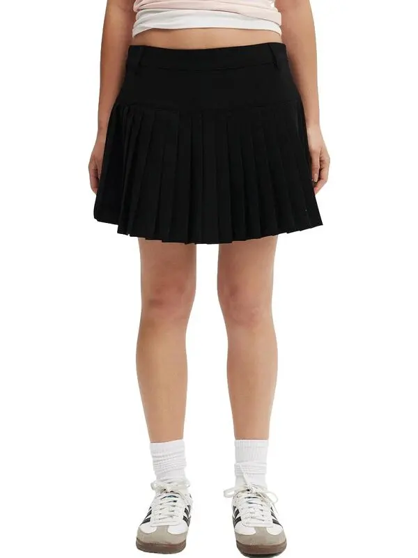 COTTON ON Pleated Mini Skirt - Black
