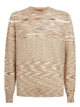 Missoni Slub Crew-neck Pullover - Beige