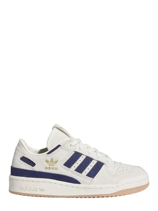 Adidas Forum Low Cl Sneakers - Cream White/dark Blue