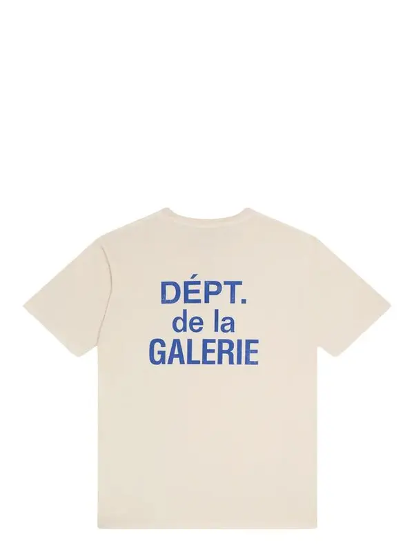 GALLERY DEPT. French Tee Shirt - Cream Blue