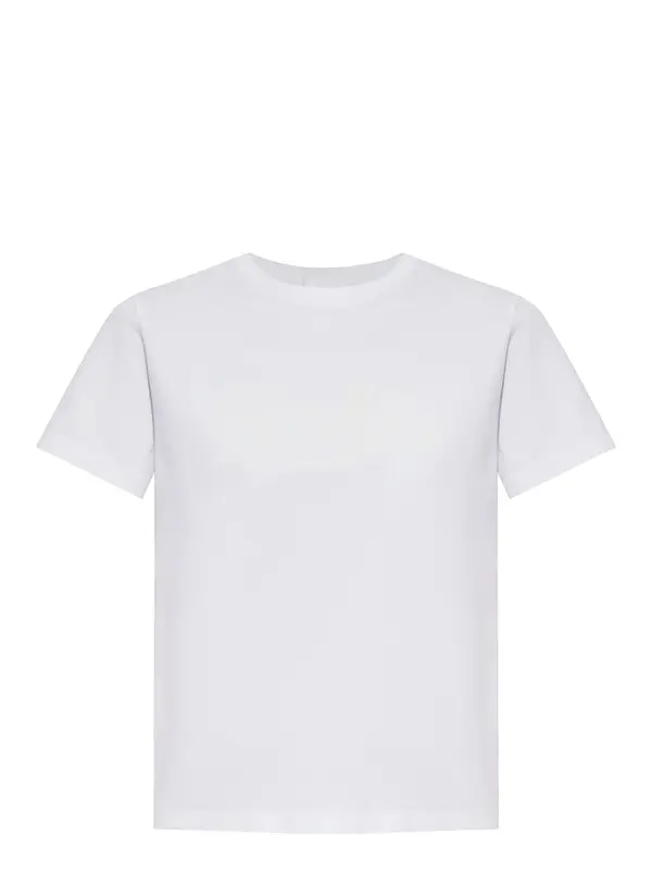 Moncler Logo-embroidered T-shirt - White