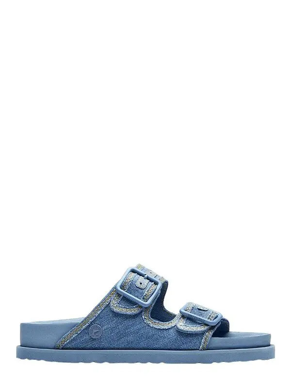 BIRKENSTOCK Arizona Stone Washed Sandals - Denim