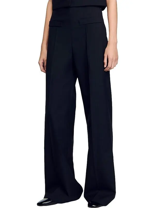 Sandro Suit Trousers - Black