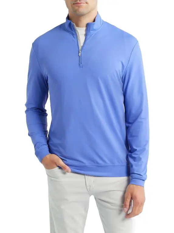 Johnnie-o Motion Performance Quarter Zip Pullover - Acai