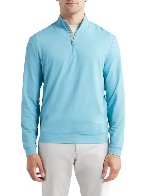 Johnnie-o Motion Performance Quarter Zip Pullover - Haze