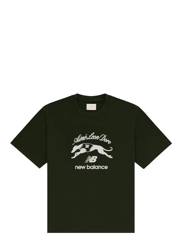 Aimé Leon Dore X New Balance 997 Logo Tee Shirt - Green