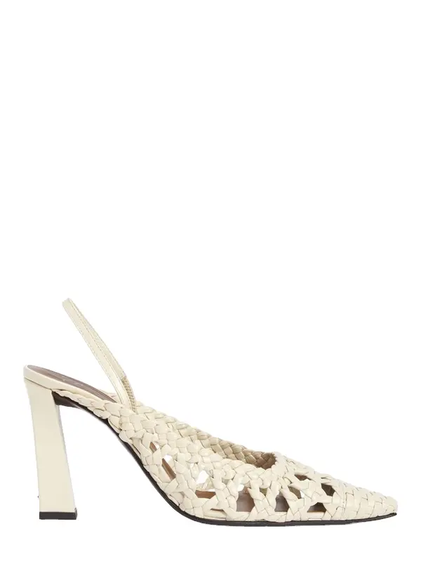 GIUSEPPE ZANOTTI Brendha Cage 90 Slingback Pumps - Gold