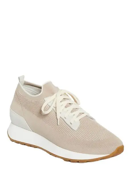 Eleventy Perforated Low Top Sneakers - Sand White