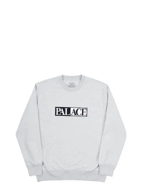 PALACE Donimo Crew - Grey Marl