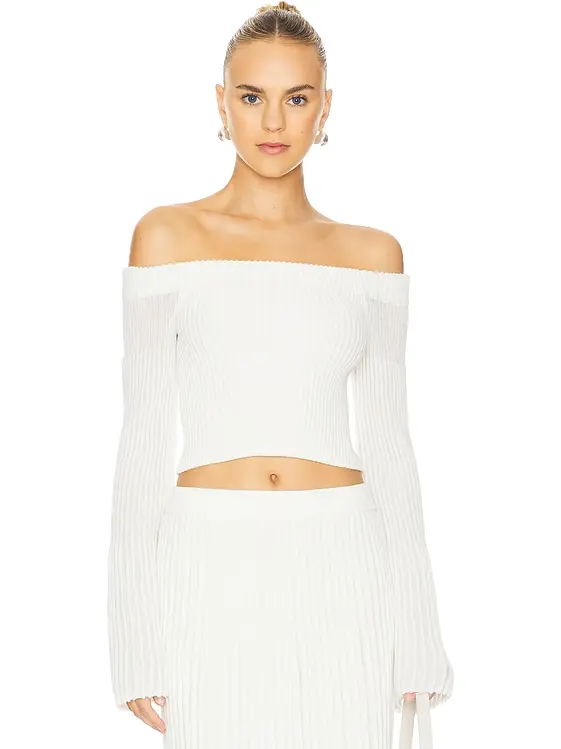 Clea Oria Knit Top - Off White