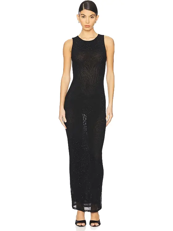 Superdown Lucienne Maxi Dress - Black