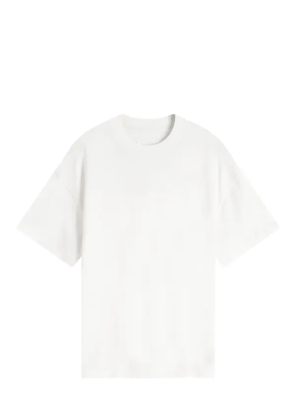 JIL SANDER Tonal Logo T-shirt - Porcelain