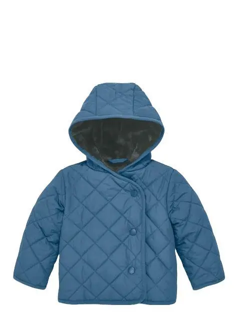 PRIMARY Quilted Fleece-lined Puffer Jacket - Moonlight