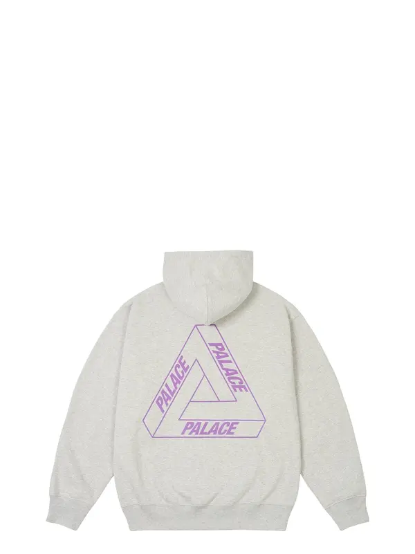 PALACE Glow Triferg Hood - Grey Marl