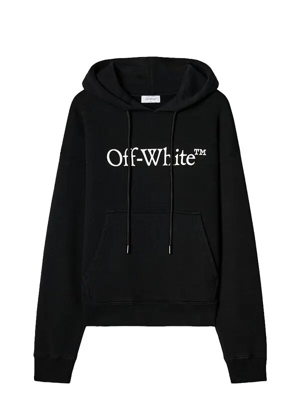 Off-White Big Bookish Skate Hoodie - Black/white