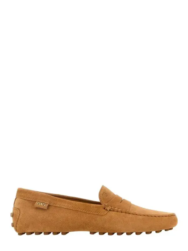 TOD'S Suede Loafers - Orange