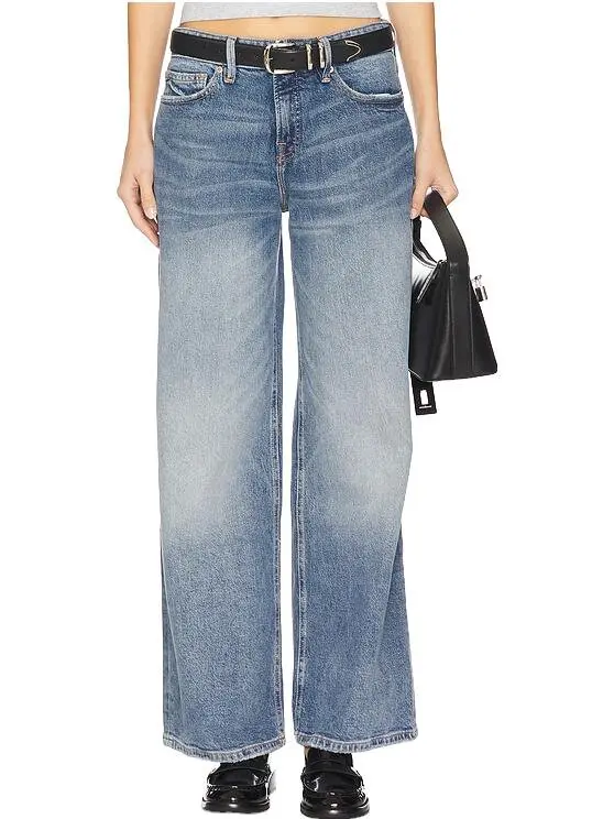 Good American Good Petite Ease Jeans - Blue