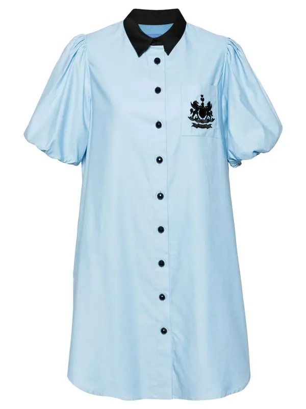 MACGRAW Ivy League Shirt Dress - Blue