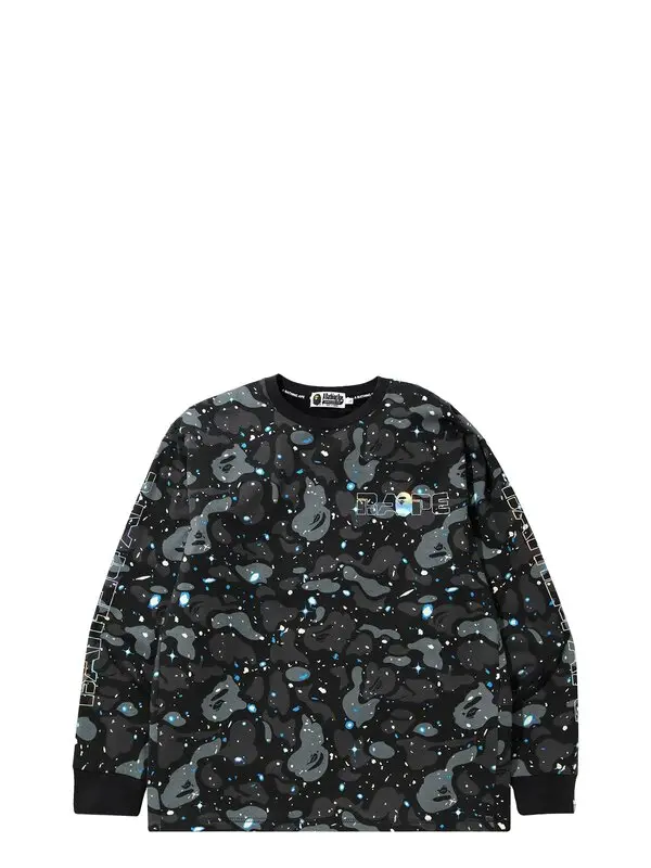 BAPE Relaxed Space Camo Lt - Black