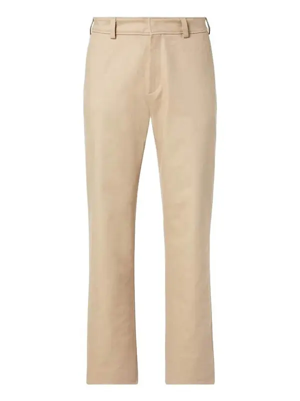 TOD'S Cotton-blend Wide-leg Chinos - Beige