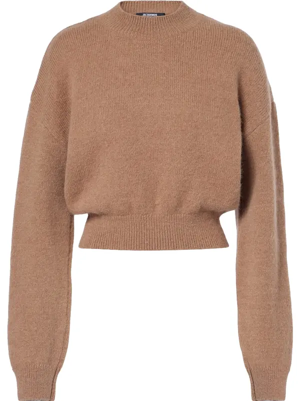 Jacquemus Alpaca And Wool-blend Sweater - Beige