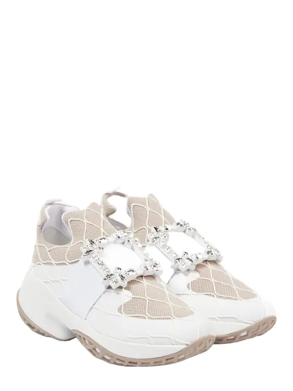 ROGER VIVIER Viv' Run Sneakers - Beige