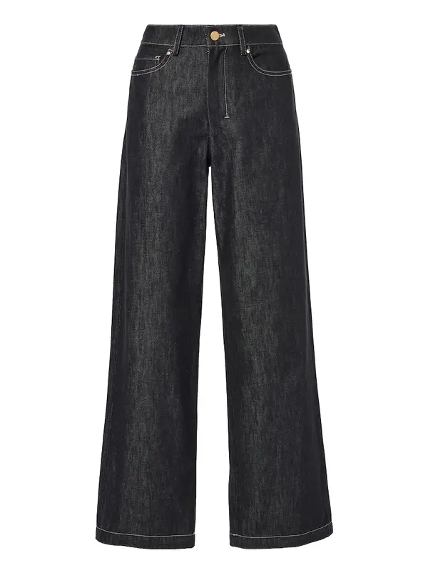 Max Mara Balco High-rise Straight Jeans - Black