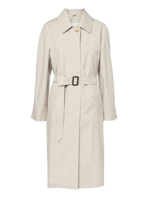 Max Mara Orleans Belted Coat - White
