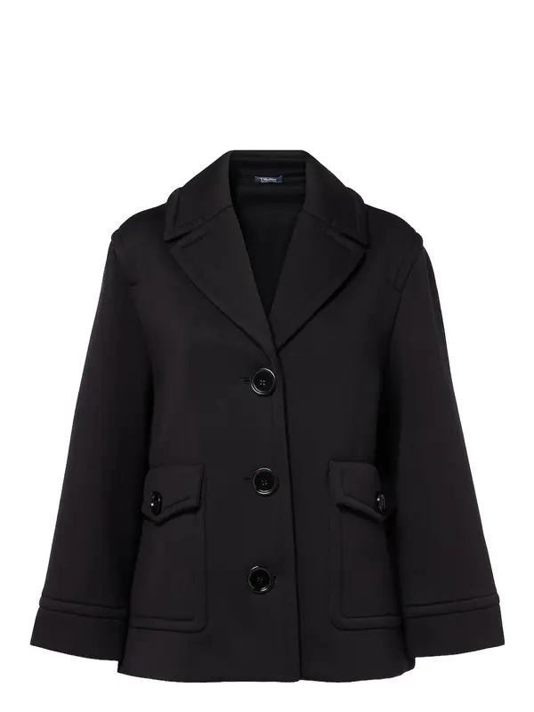 Max Mara Estroso Jersey Jacket - Black