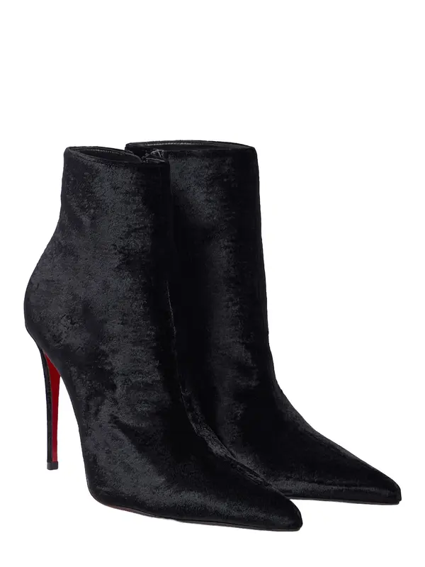 CHRISTIAN LOUBOUTIN Kate Max 100 Sock Boots - Black
