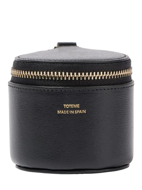 TOTEME Leather Jewelry Box - Black