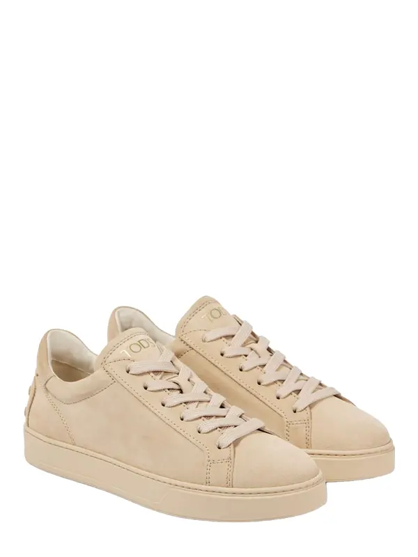 TOD'S Suede Sneakers - Beige