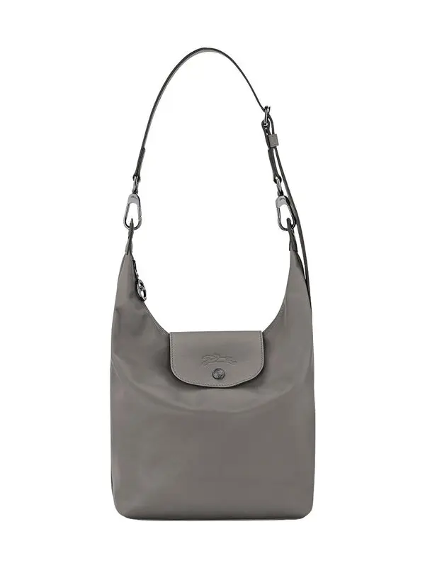 Longchamp Le Pliage Xtra Medium North/south Leather Hobo Bag - Turtledove