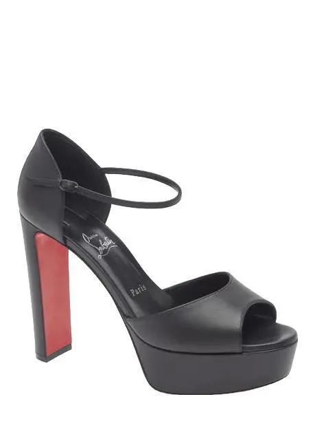 CHRISTIAN LOUBOUTIN Sandaloo Platform Sandal - Black