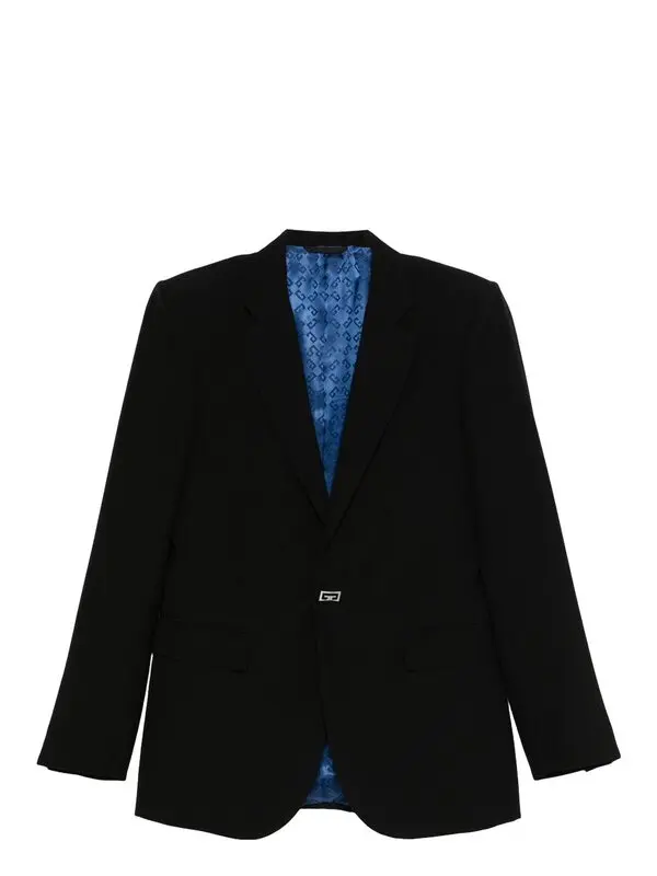 Givenchy Single-breasted Technical Wool Jacket - Black