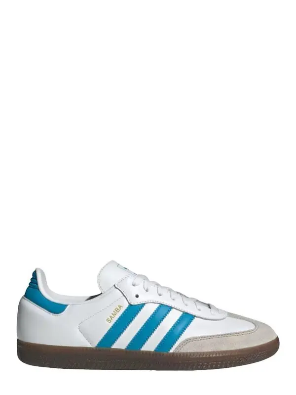 Adidas Samba Og Sneakers - White/shock Cyan/gum