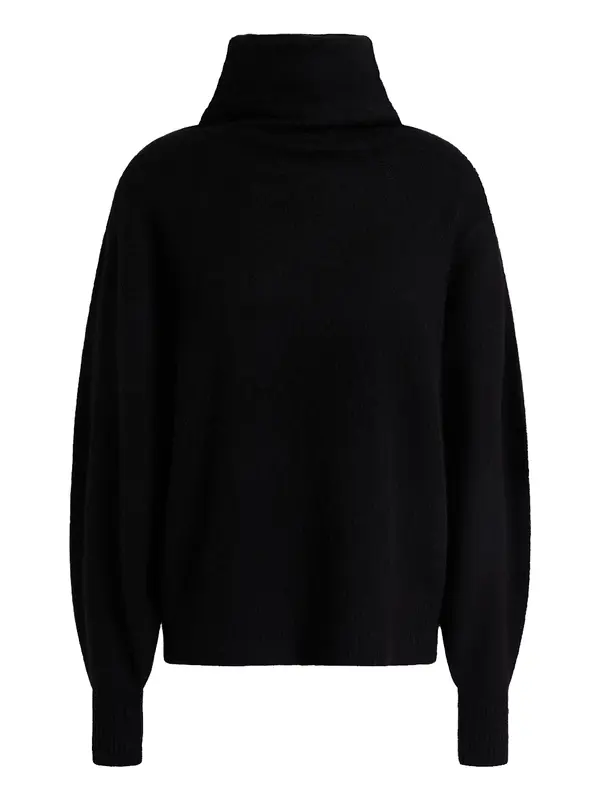 Zimmermann Wool And Cashmere-blend Turtleneck Sweater - Black