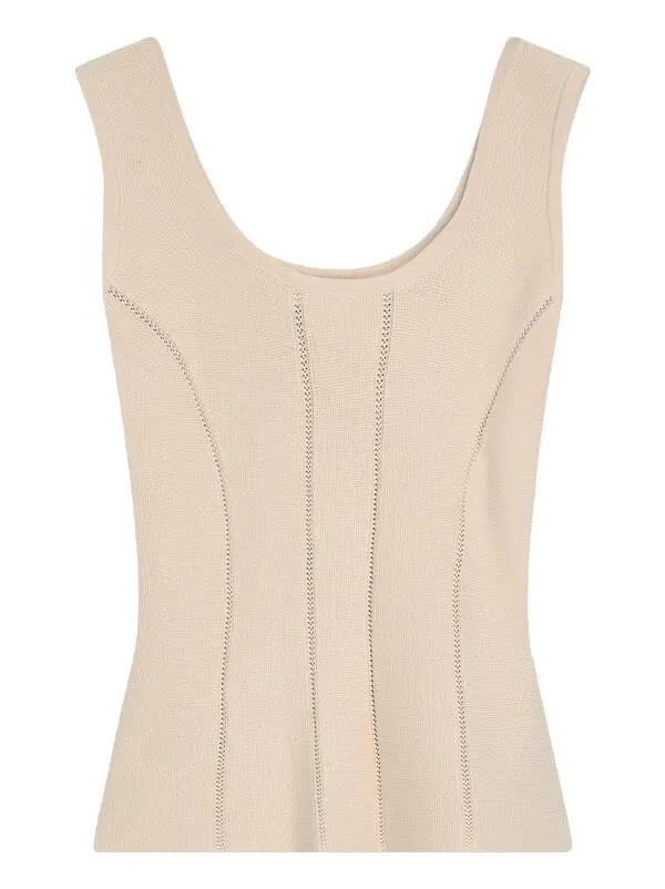Zimmermann Knitted Tank - Cream