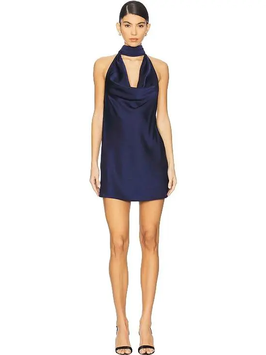 STONE COLD FOX X Amelia Mini Dress - Navy